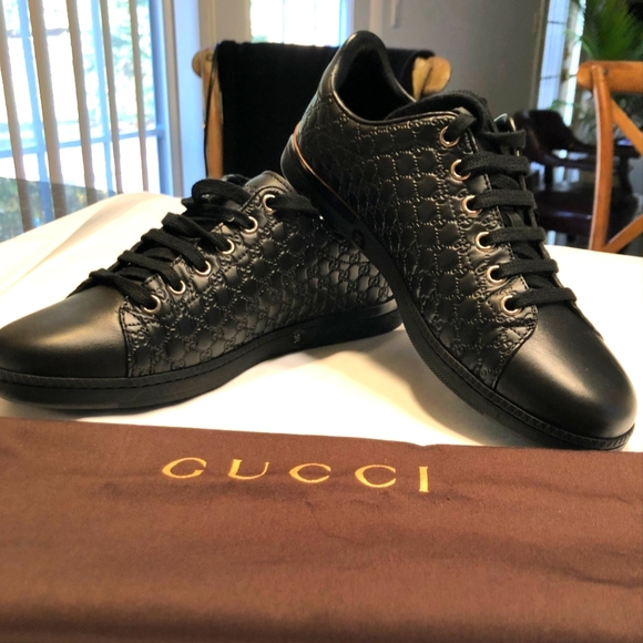Gucci | Shoes | Gucci Embossed Sneakers | Poshmark